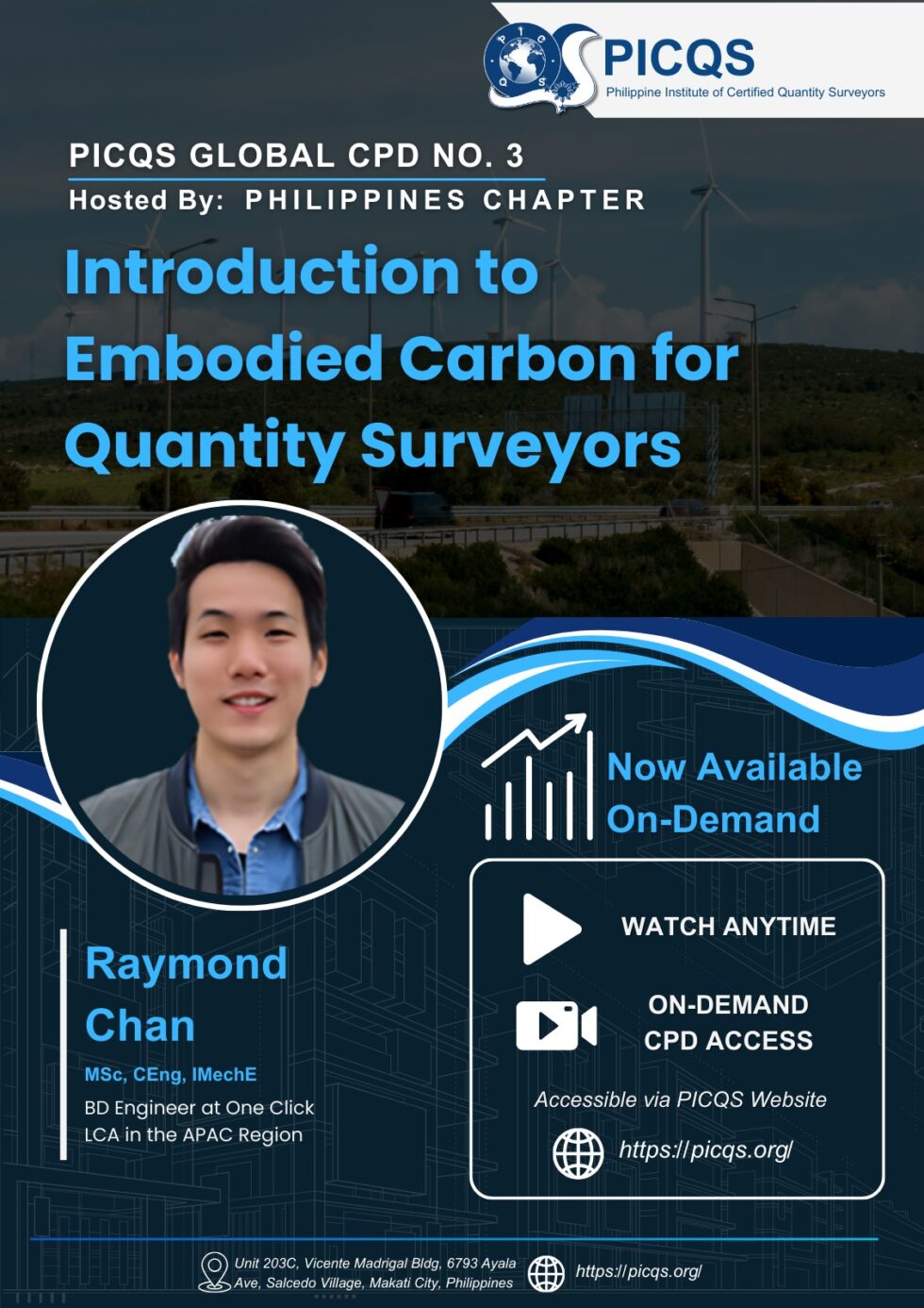 2025 PICQS GLOBAL CPD No. 3 (Hosted by PH Chapter) - Introduction to Embodied Carbon for ...