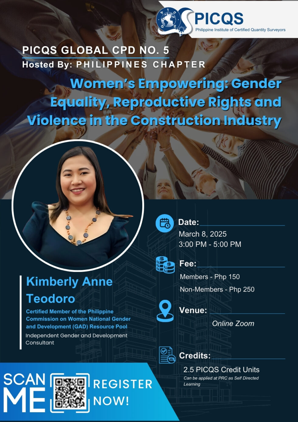 2025 PICQS GLOBAL CPD No. 5 (Hosted by PH Chapter) - Women's Empowering: Gender, Equality ...