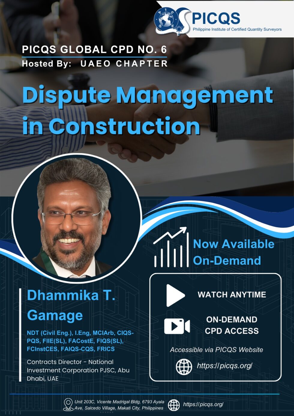 2025 PICQS GLOBAL CPD No. 6 (Hosted by UAEO Chapter) – Dispute ...